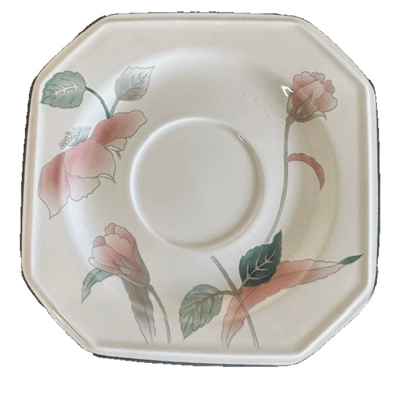 Mikasa | Dining | Mikasa Continental Silk Flowers F303 Saucer Octagonal ...